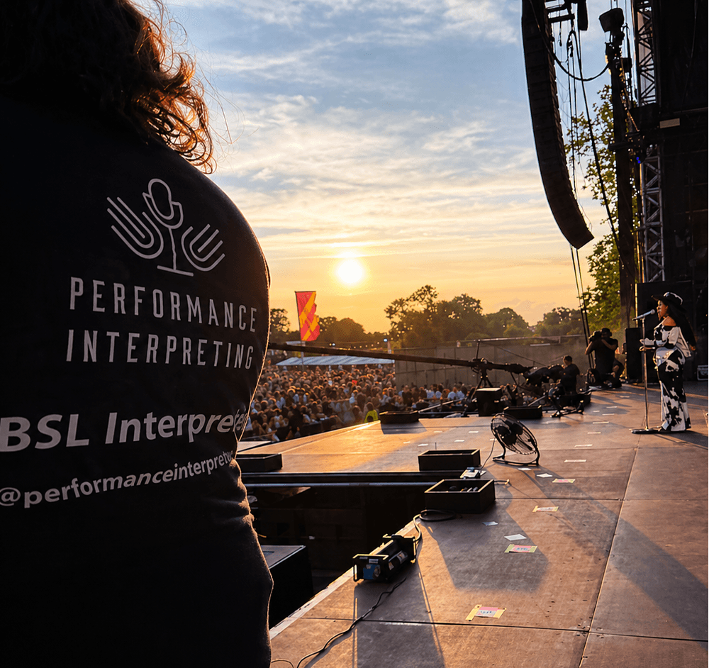 Performance Interpreting - BSL & ISL for Live Events